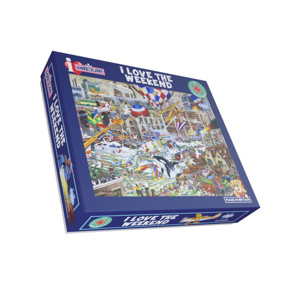 Mike Jupp I Love the Weekend 1000 Piece Jigsaw Puzzle – All Jigsaw Puzzles