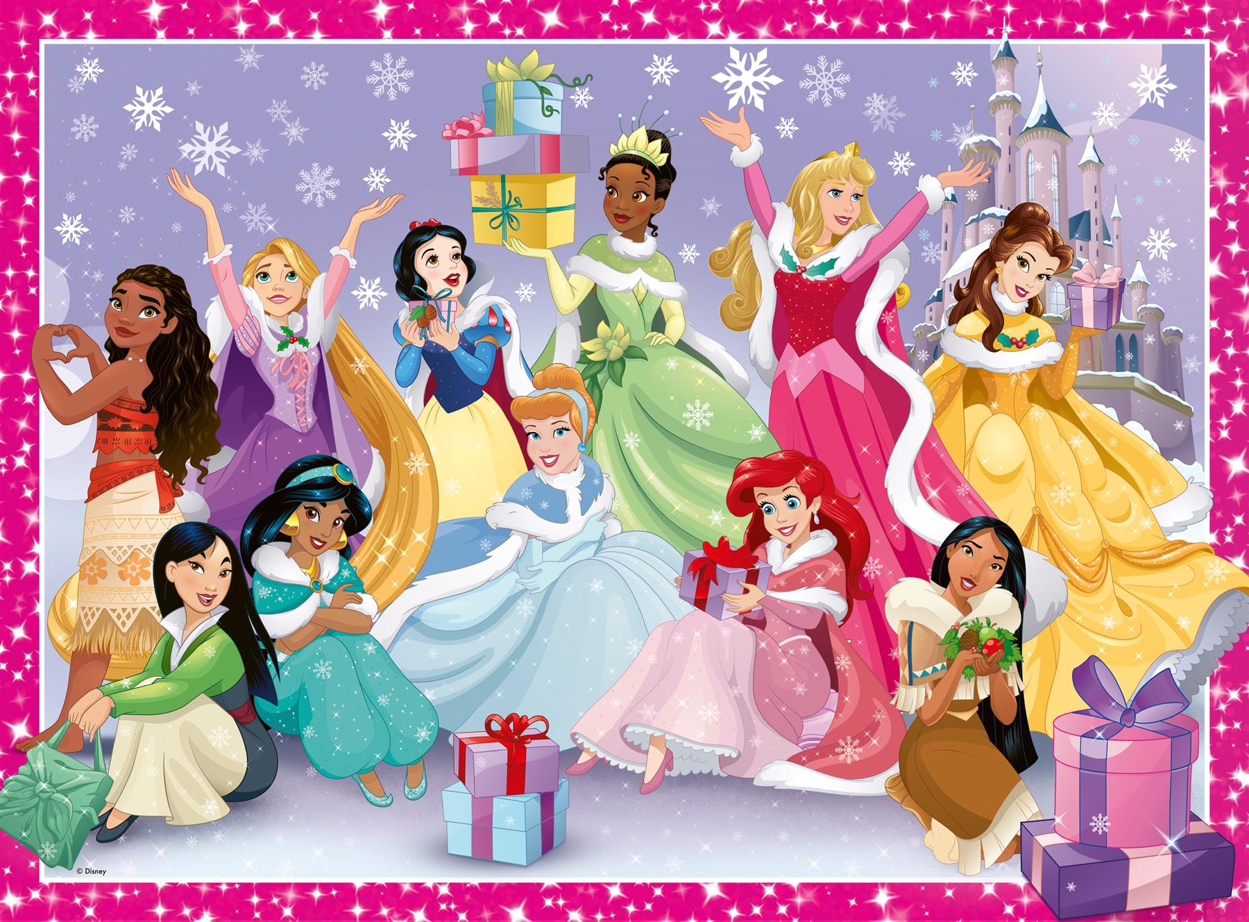 Disney Princess Christmas, 200XXL Piece Jigsaw Puzzle – All Jigsaw Puzzles