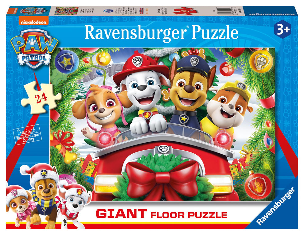 Paw Patrol Christmas Giant Floor Puzzle 24 Piece Jigsaw Puzzle – All ...