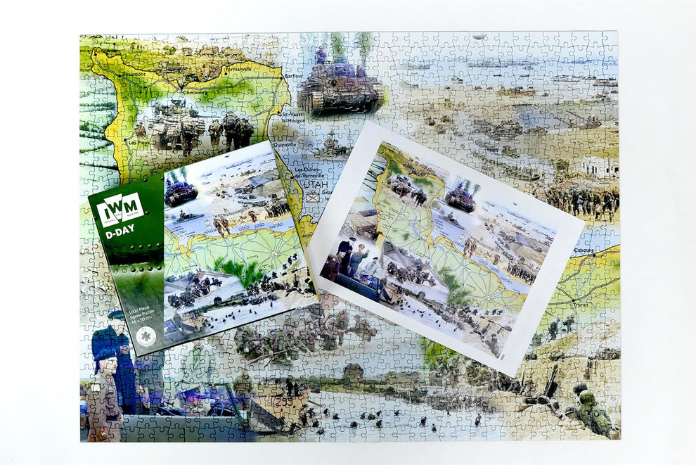 Imperial War Museums D-Day 1000 Piece Jigsaw Puzzle – All Jigsaw Puzzles