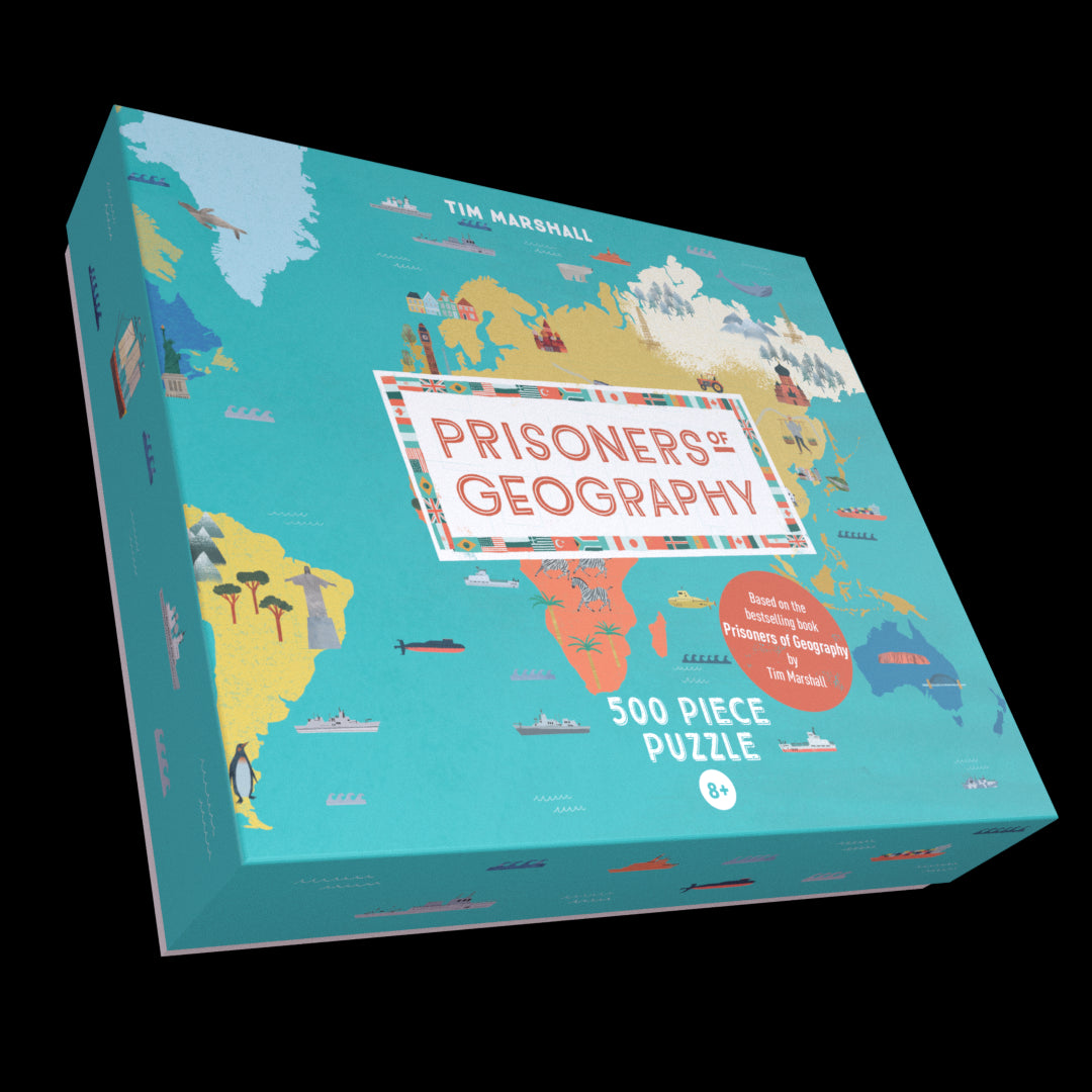 Prisoners of Geography World Map 500 Piece Jigsaw Puzzle | All Jigsaw ...