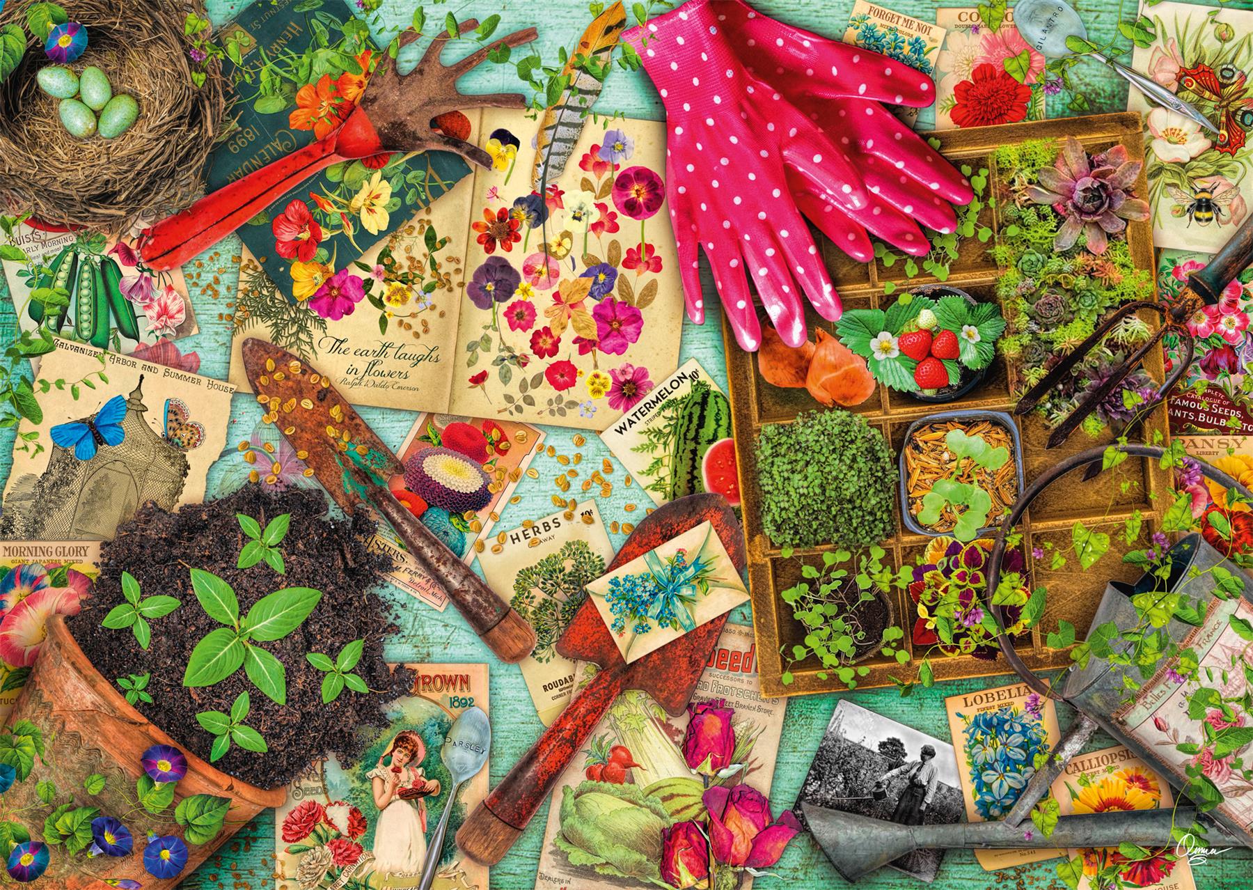 Aimee Stewart: Everything for the Garden 1000 Piece Jigsaw Puzzle – All ...