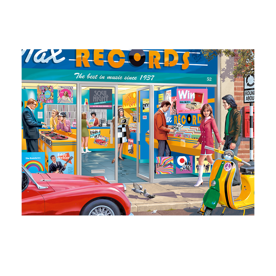 Falcon de luxe The Record Shop 1000 Piece Jigsaw Puzzle – All Jigsaw ...