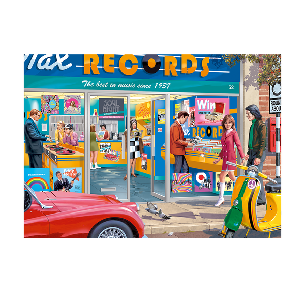 Falcon de luxe The Record Shop 1000 Piece Jigsaw Puzzle – All Jigsaw ...