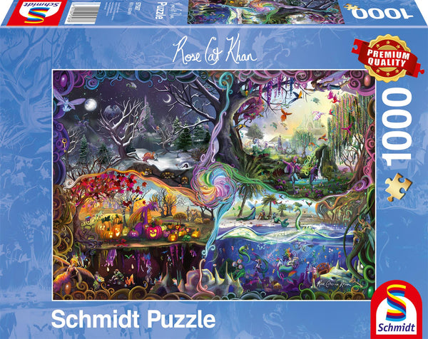 Rose Cat Khan: Portal of the Four Realms 1000 Piece Jigsaw Puzzle – All ...