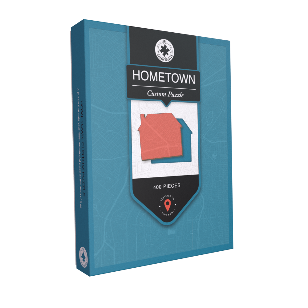 Hometown Personalised UK Map Jigsaw Puzzle (LA4_TEST) – All Jigsaw Puzzles