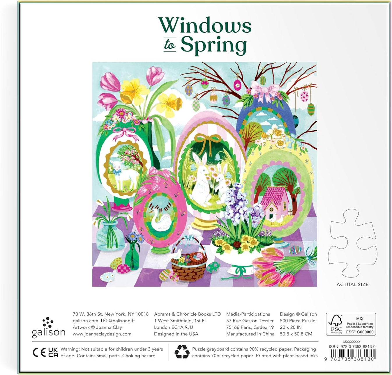 Windows to Spring 500 Piece Jigsaw Puzzle – All Jigsaw Puzzles