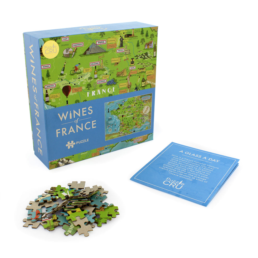 Wines of France 1000 Piece Jigsaw Puzzle – All Jigsaw Puzzles