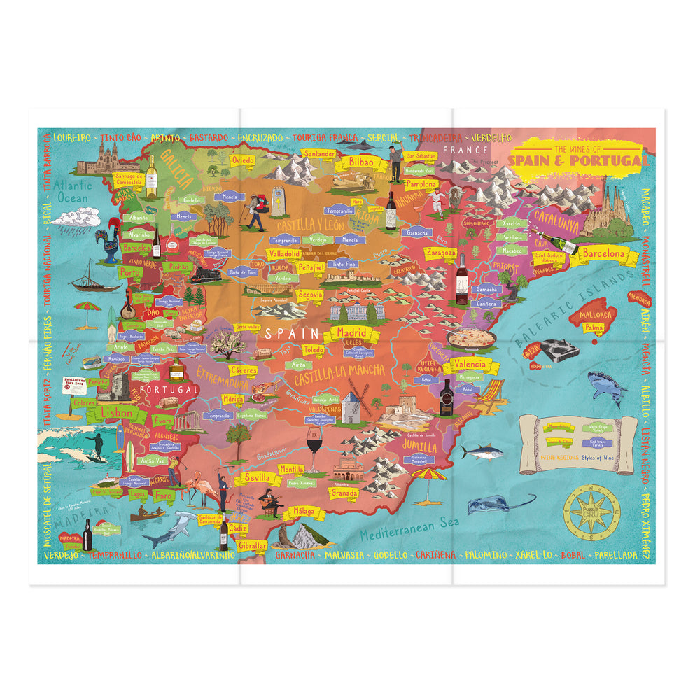 Wines of Spain and Portugal 1000 Piece Jigsaw Puzzle – All Jigsaw Puzzles
