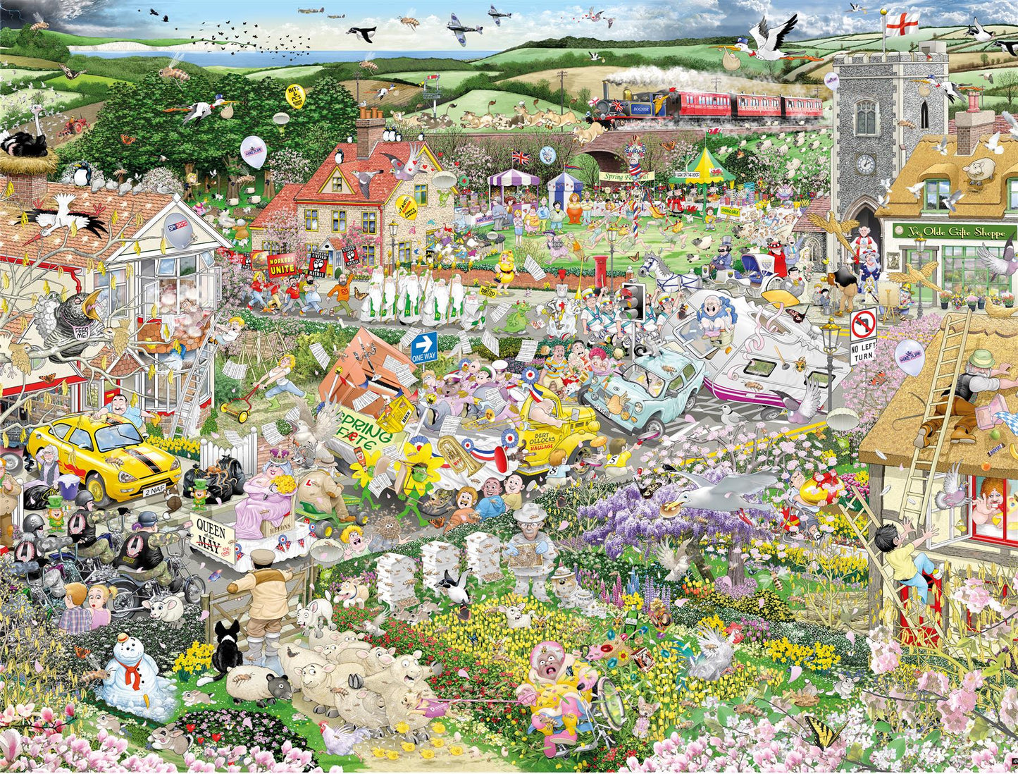 Mike Jupp I Love Spring Too - 1000 Piece Jigsaw Puzzle – All Jigsaw Puzzles