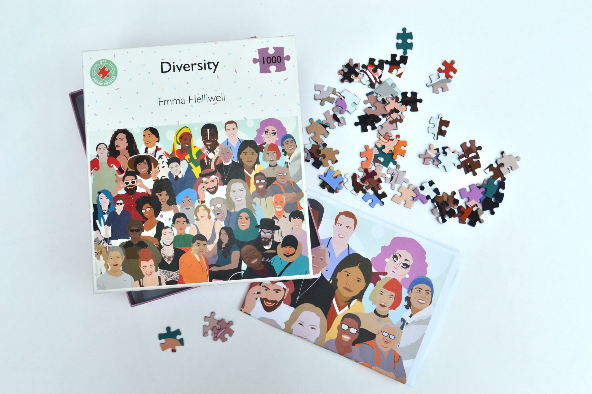 Diversity jigsaw 500 or 1000 Piece Jigsaw Puzzle – All Jigsaw Puzzles