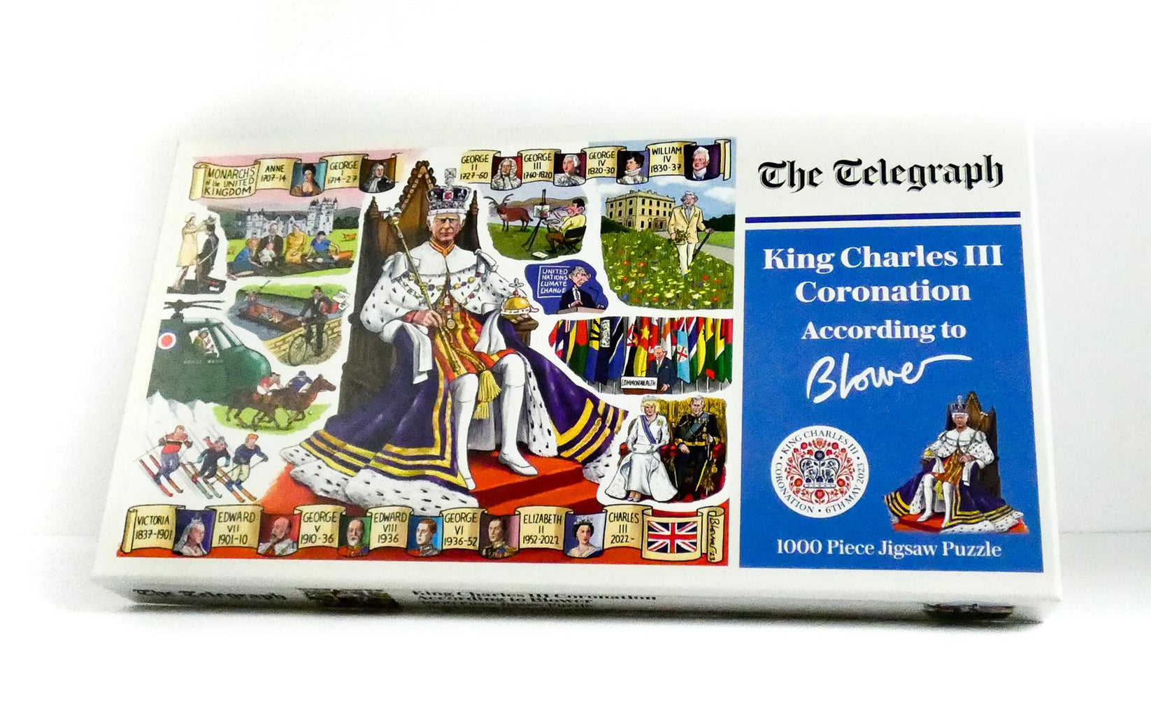 King Charles III Coronation According to Blower 1000 Piece Jigsaw ...
