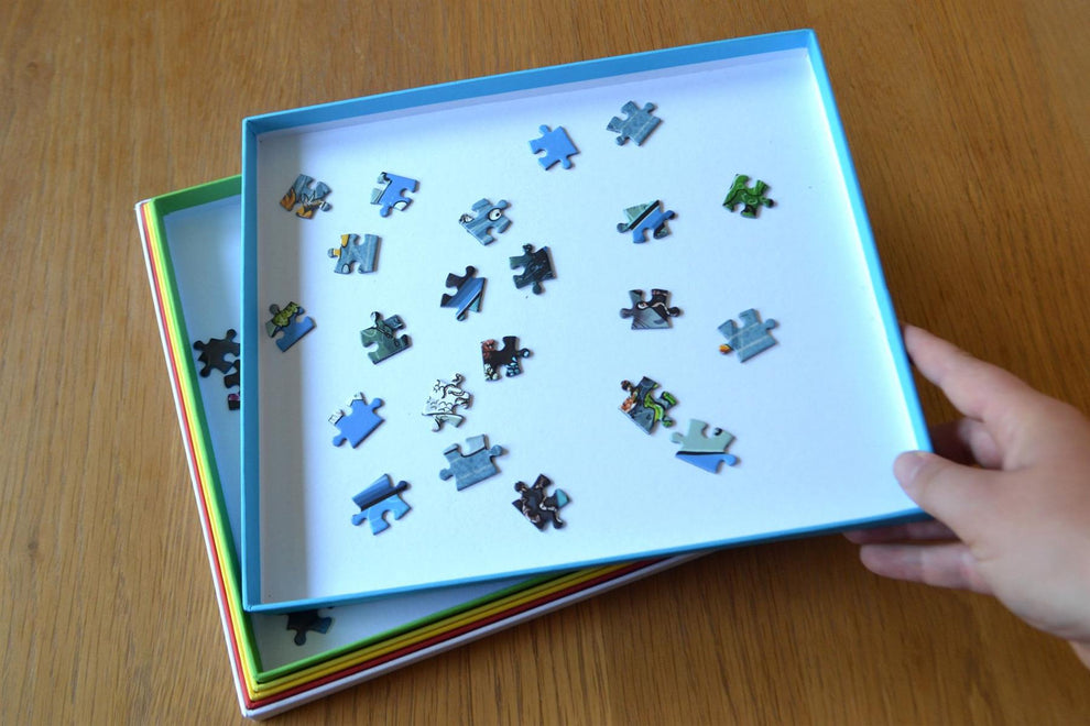 Colourful Cardboard Sorter Trays - Pack of 6 – All Jigsaw Puzzles