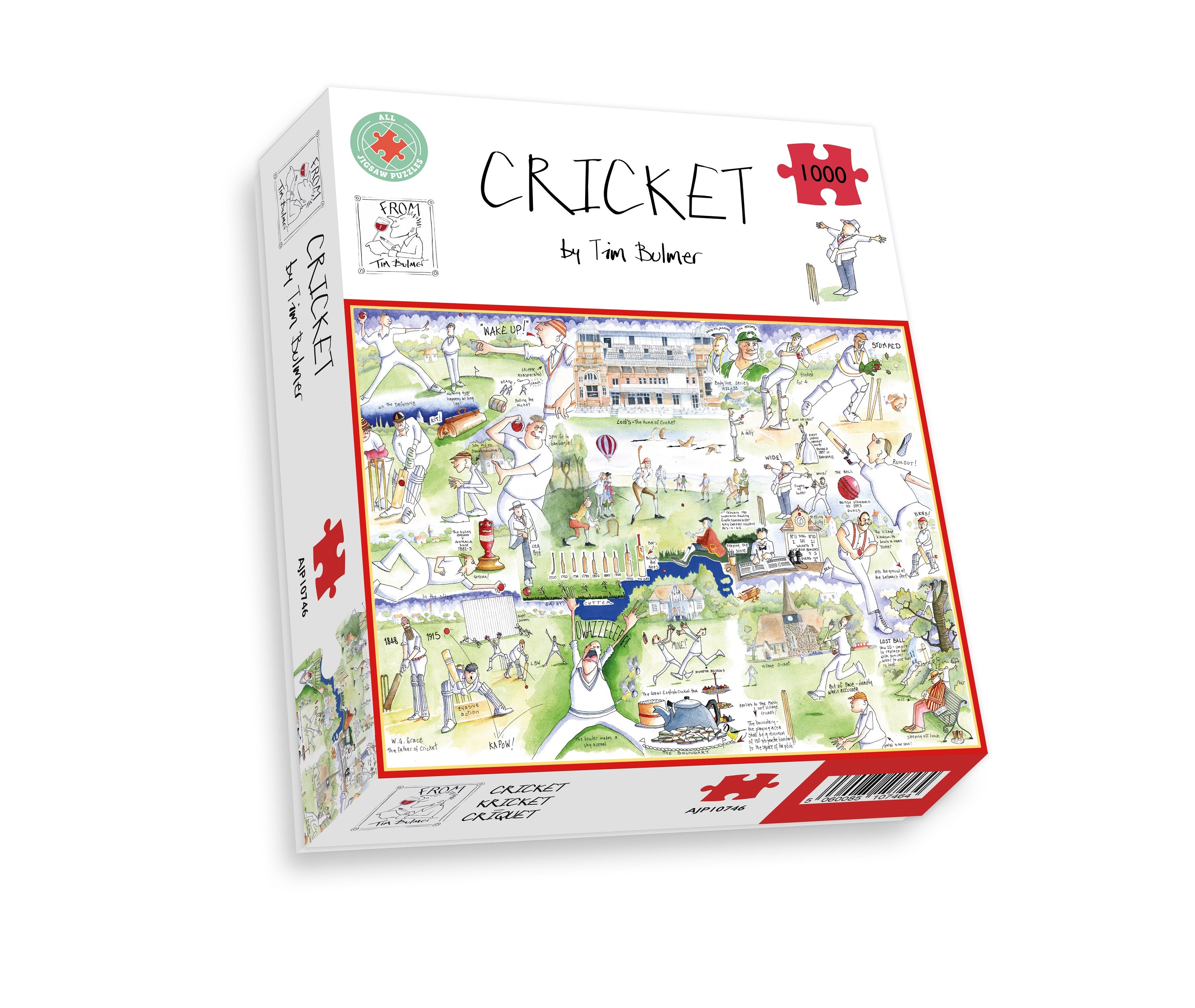 Cricket - Tim Bulmer 1000 Piece Jigsaw Puzzle – AJP UK