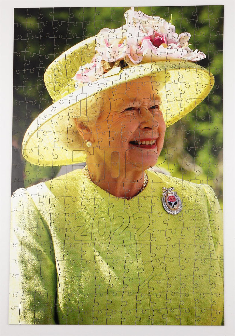 In Celebration of Queen Elizabeth II 300 Piece Wooden Jigsaw Puzzle ...