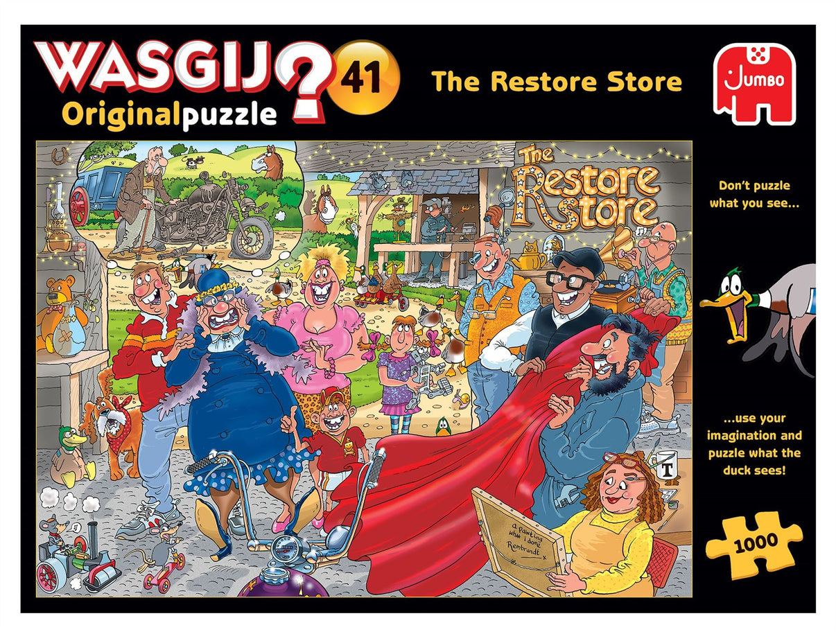 Wasgij Original 41 The Restore Store! 1000 Piece Jigsaw Puzzle – All ...
