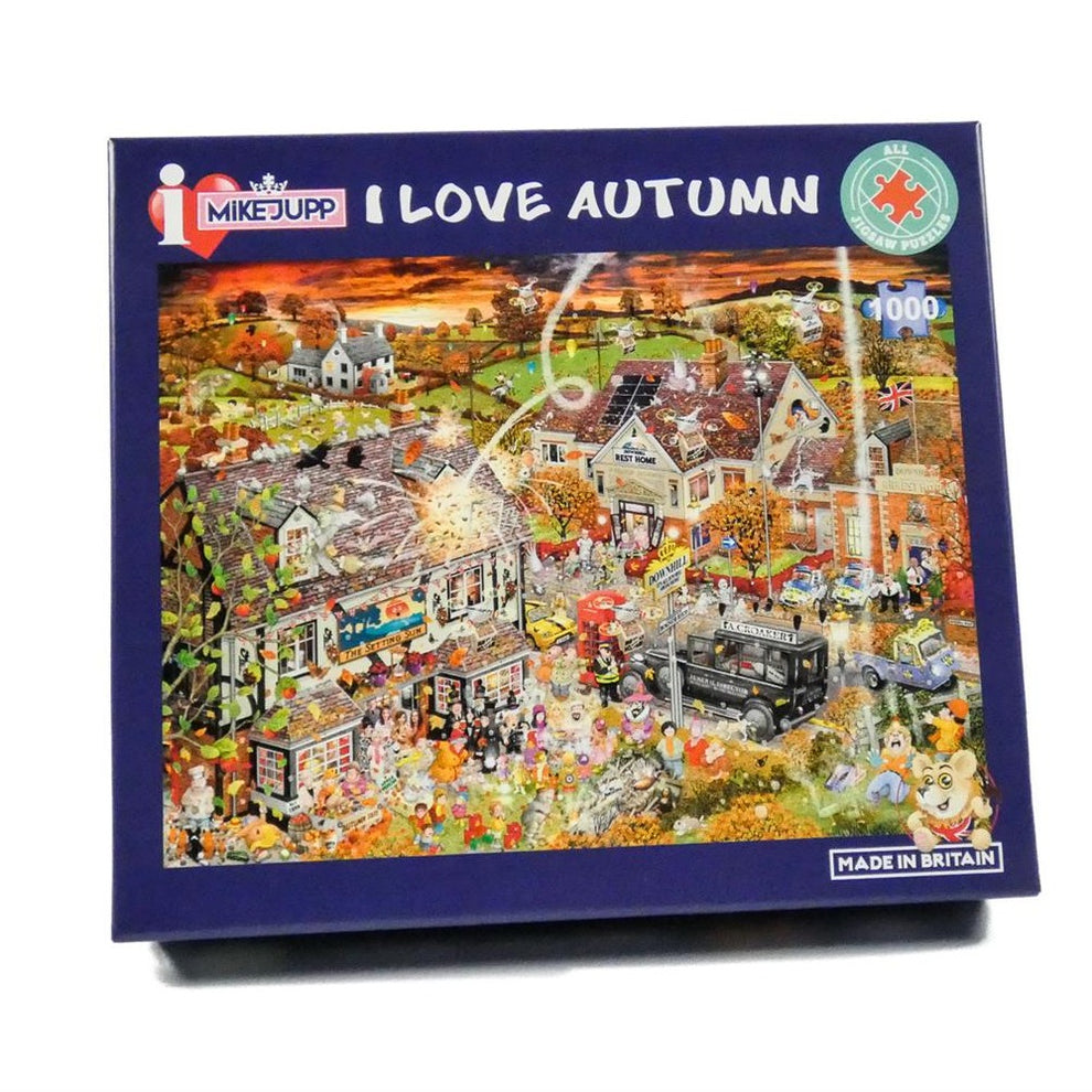 Mike Jupp I Love Autumn 1000 Piece Jigsaw Puzzle – All Jigsaw Puzzles