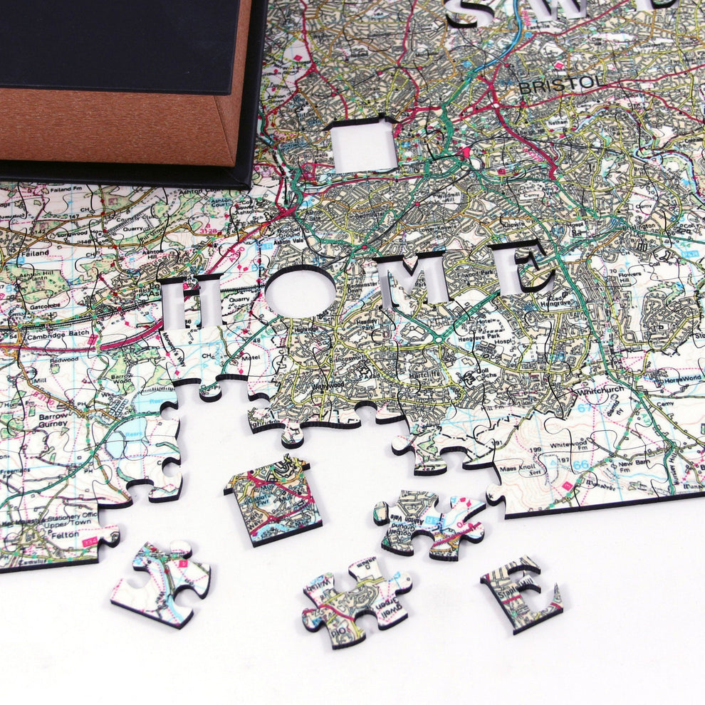 Hometown Wooden Map Jigsaw Puzzle – All Jigsaw Puzzles